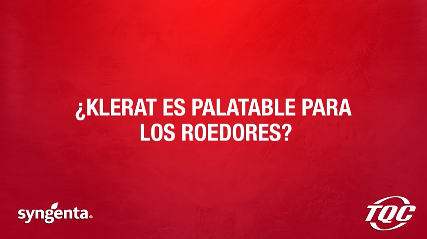Klerat | Rodenticida altamente palatable - TQC Tecnología Química ...